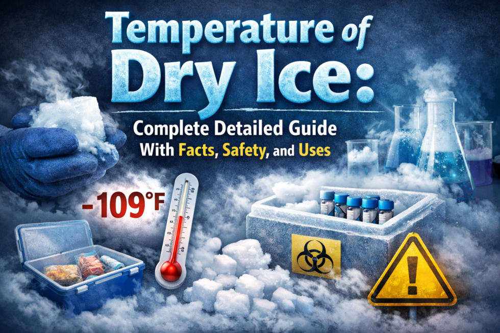 Temperature of Dry Ice: Why It Is So Cold and How to Use
