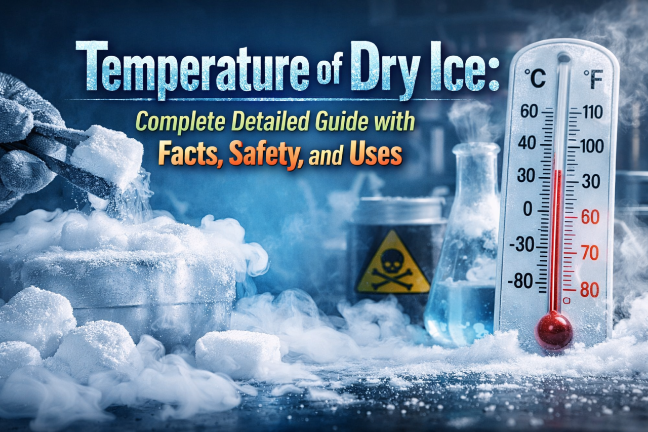Temperature of Dry Ice: Why It Is So Cold and How to Use
