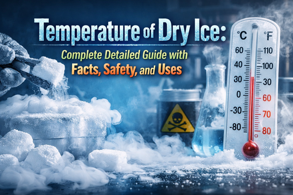 Temperature of Dry Ice: Why It Is So Cold and How to Use
